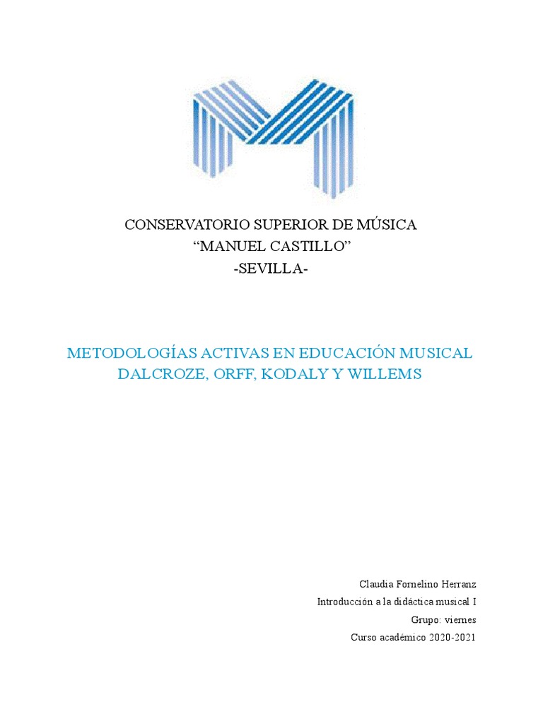 Métodos Activos Trabajo Claudia | PDF | Método de enseñanza | Aprendizaje