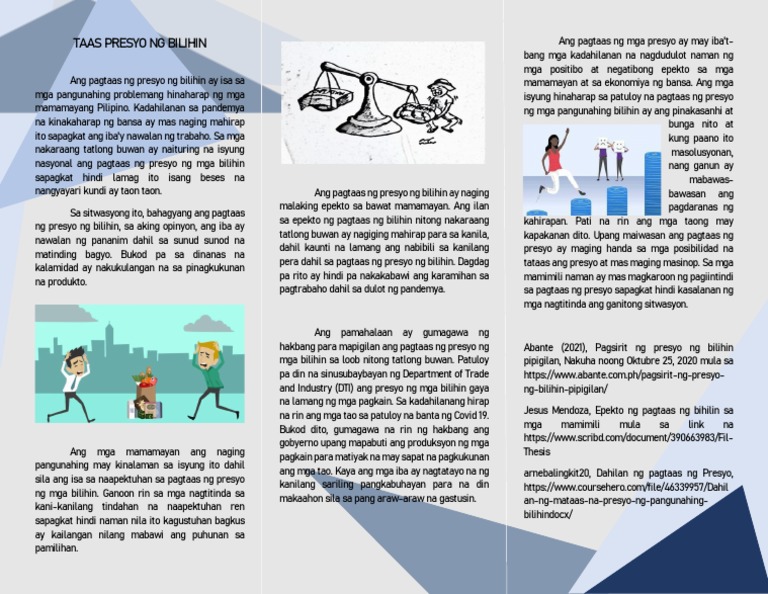 Taas Presyo NG Bilihin | PDF