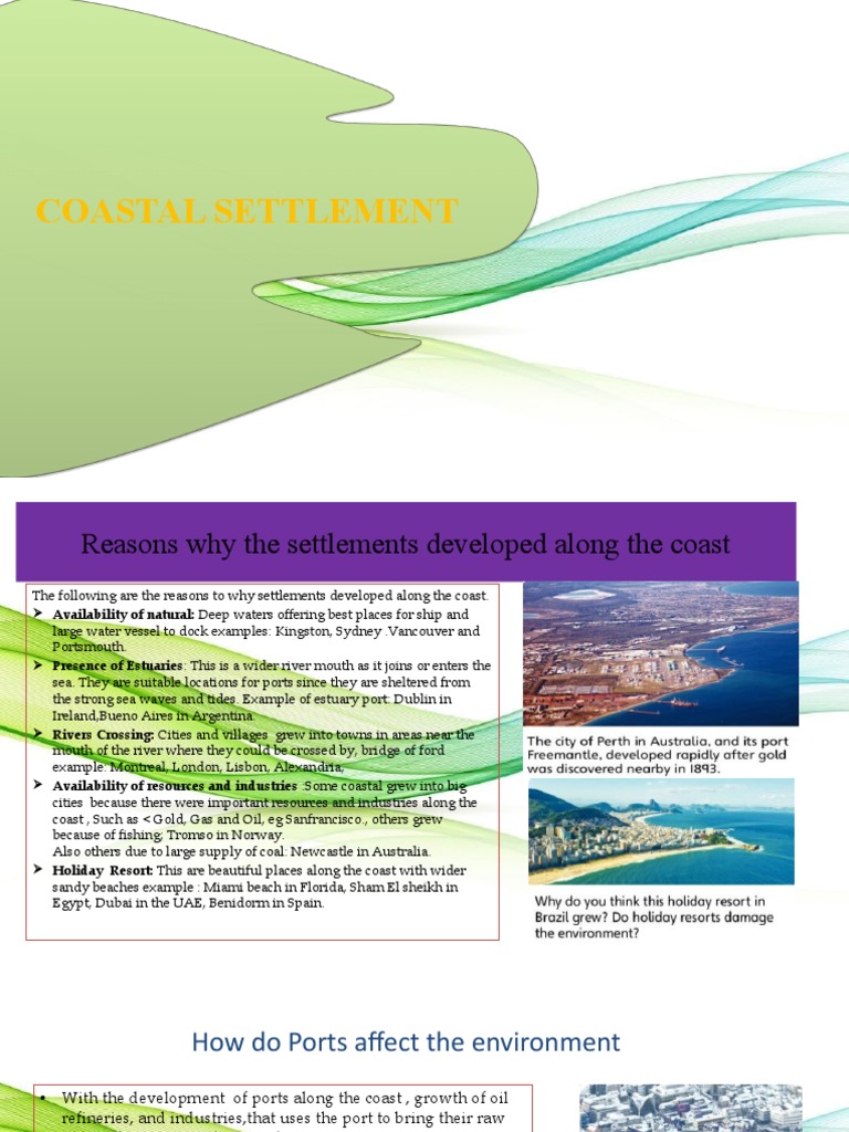 Reasons for Coastal Settlement Growth | PDF | Business