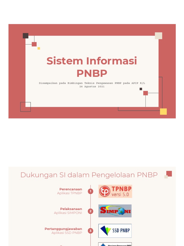 Si PNBP Bimtek Apip KL 202108 - V02 | PDF