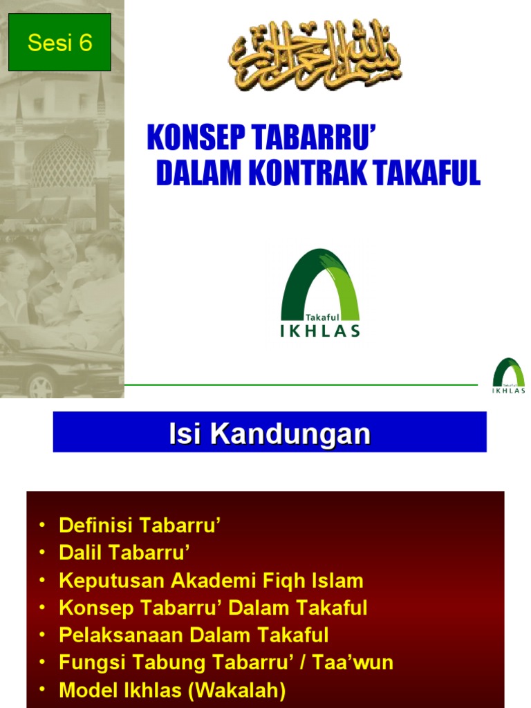 Konsep Tabarru' | PDF