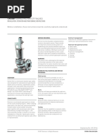 Fisher D4 Product Bulletin | PDF | Valve | Pounds Per Square Inch