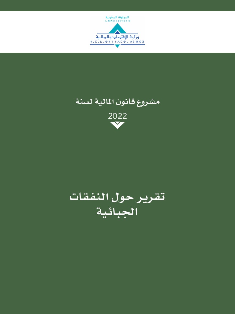 07 - Rapport Dépenses Fiscales - Ar | PDF