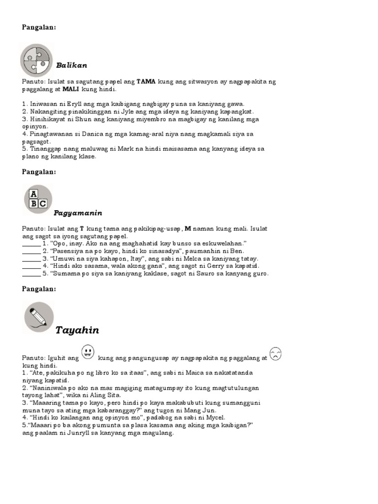 Demo Activities | PDF