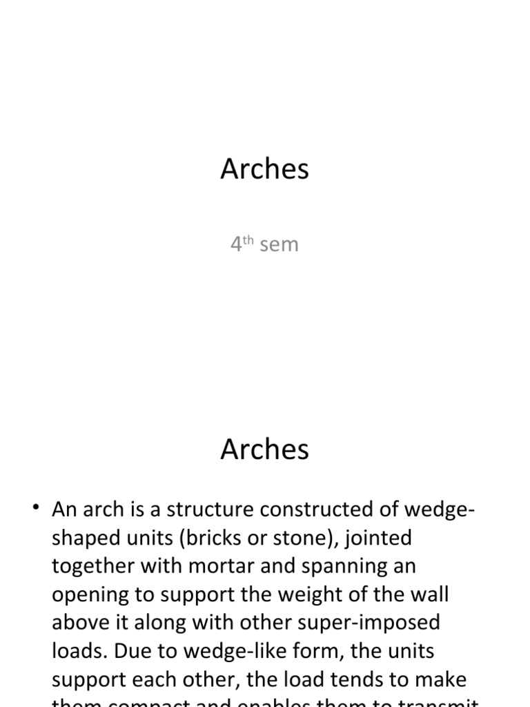 Arches | PDF | Concrete | Masonry