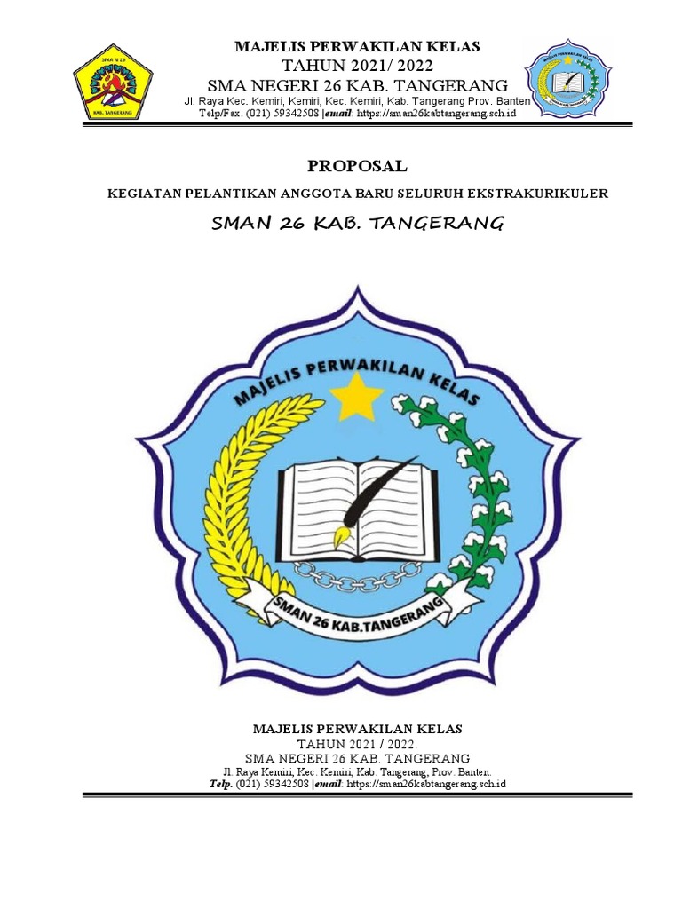 Proposal Pelantikan Ekskul | PDF