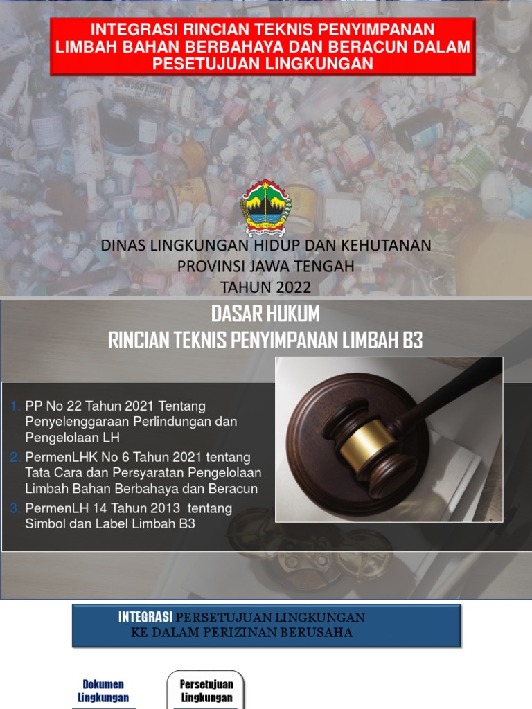 Integrasi Rintek Limbah B3 | PDF