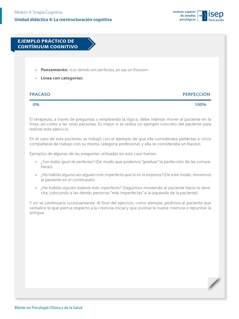MTPC M04 Ud04 Continuum Cognitivo | PDF