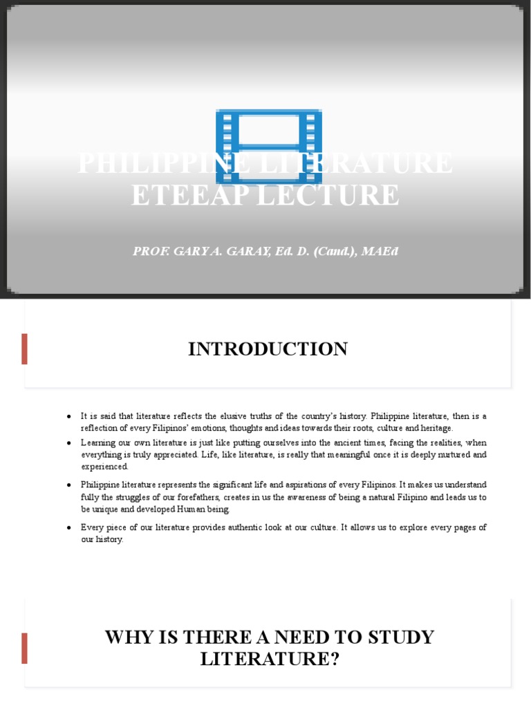 Phil. Litt. ETEEAP Lecture | PDF | Poetry | Folklore