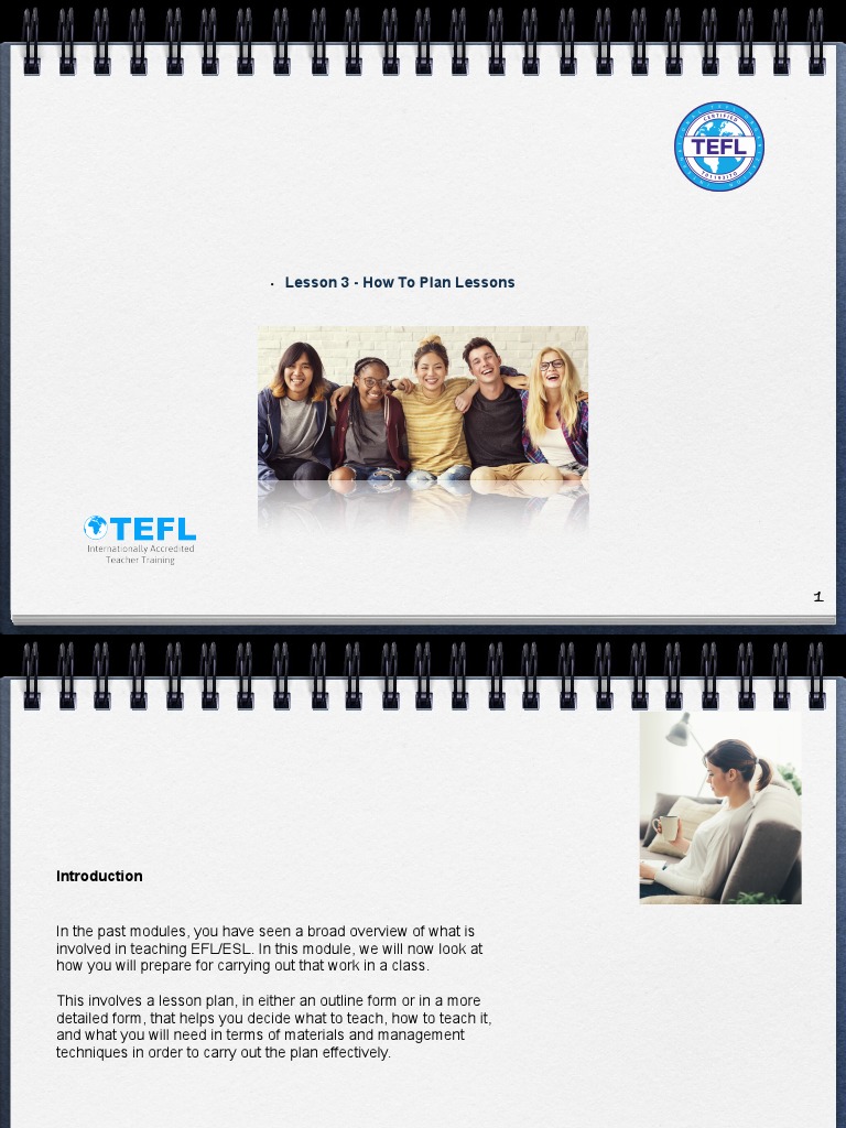 EFL Lesson Planning Guide | PDF | Career & Growth