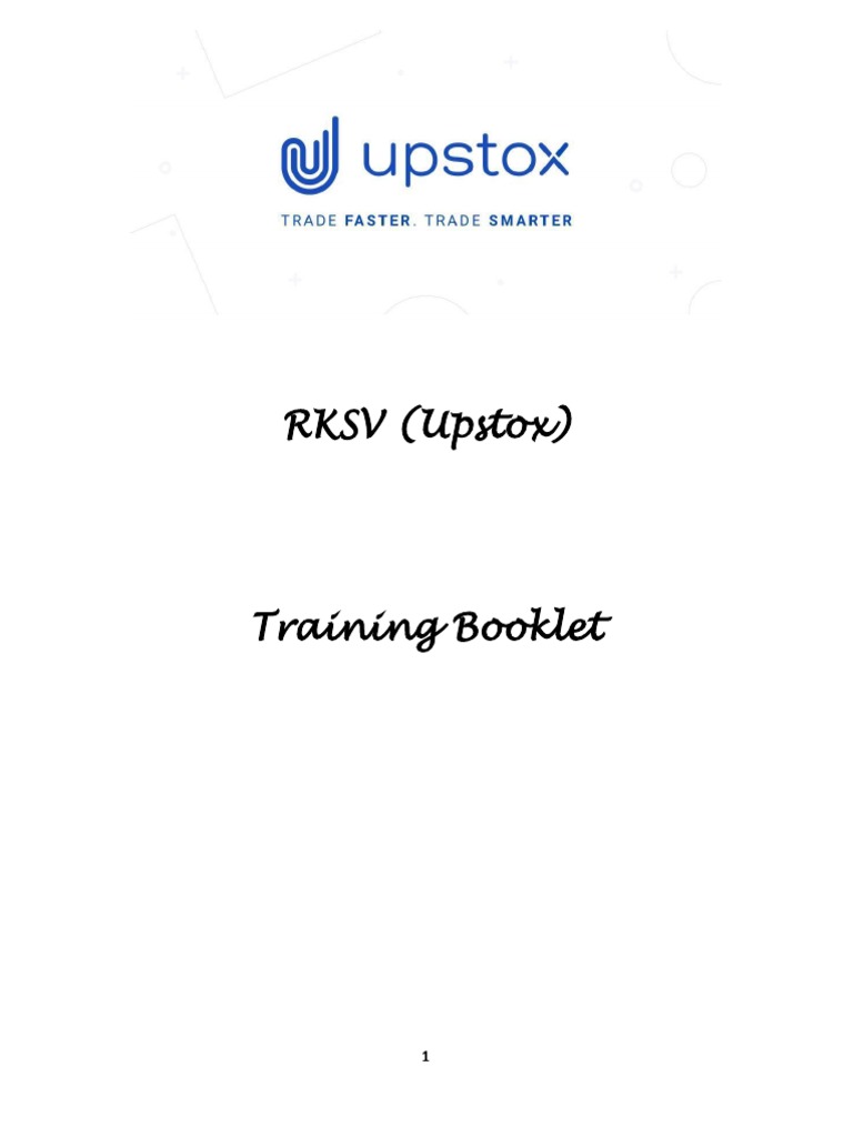 Training Booklet | PDF | Futures Contract | Stocks