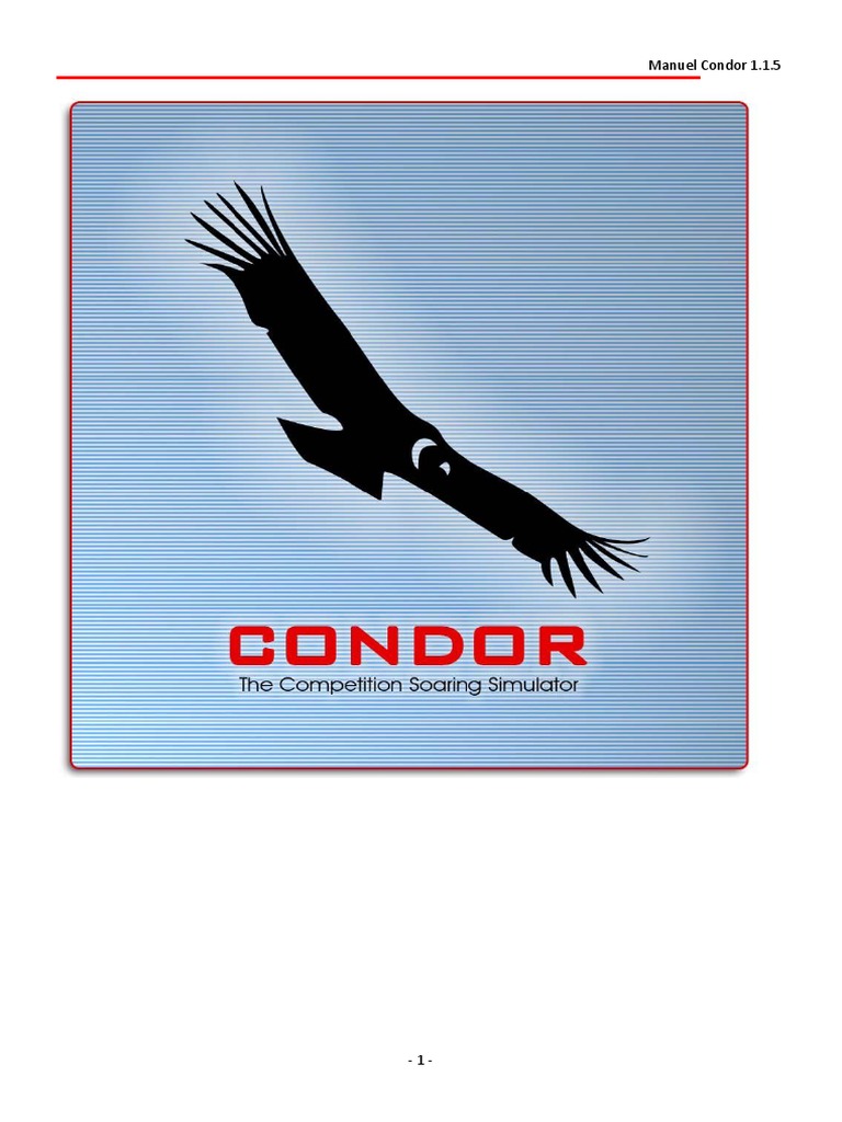 Manuel d'utilisation de Condor 1.1.5 | PDF | Vol à voile | Commandes de ...