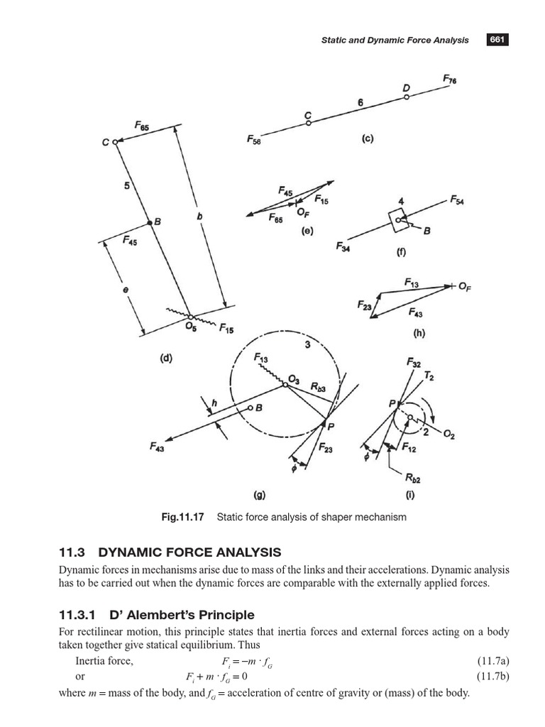 11-3 Dynamic Analysis | PDF | Force | Continuum Mechanics
