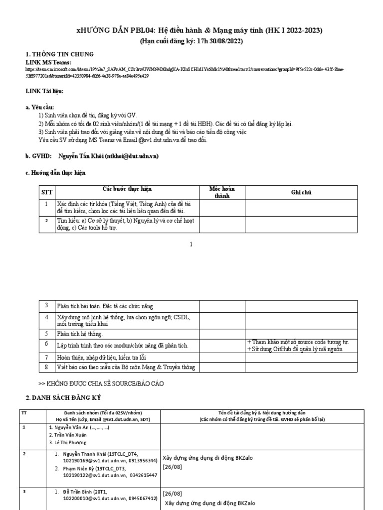SHARE PBL4 HDH Va Mang May Tinh 09 2022 | PDF