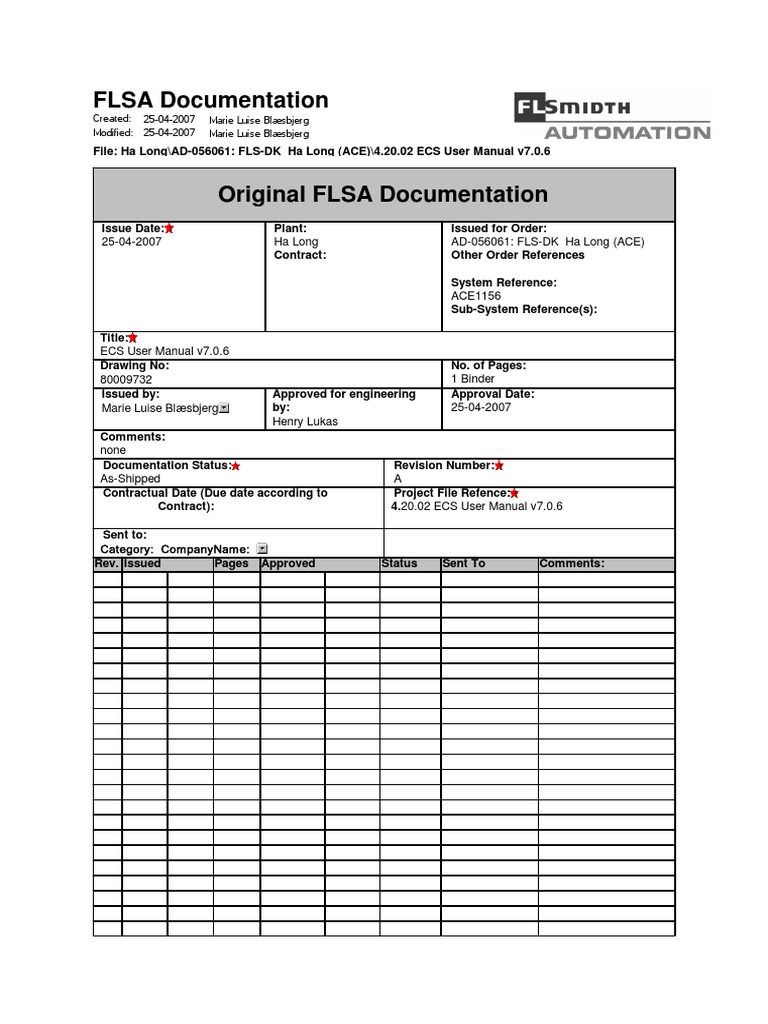 ECS User Manual v7.0.6 | PDF | Button (Computing) | Icon (Computing)