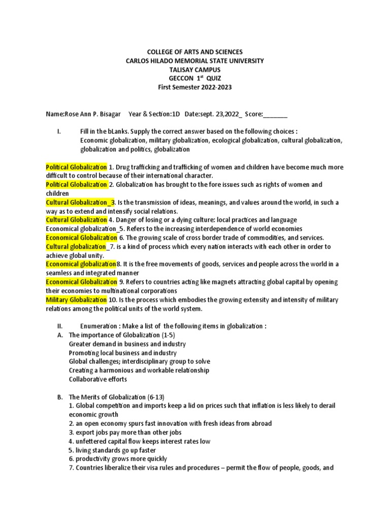 Understanding the Dimensions and Importance of Globalization: An ...