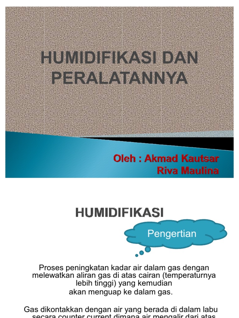 Humidifikasi | PDF
