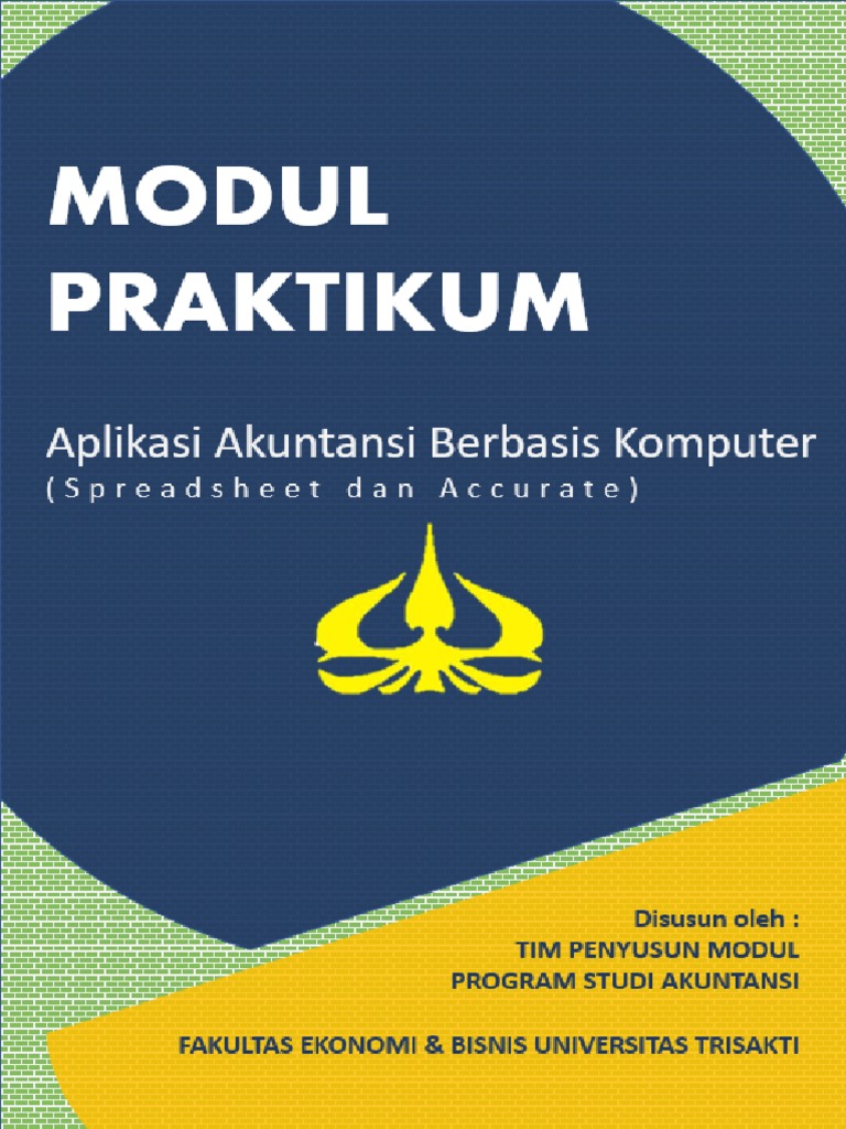 Modul Prak. Aplikasi Akuntansi Berbasis Komputer (Mahasiswa) | PDF | Komputer