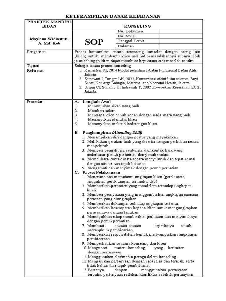 Sop Tambahan | PDF | Karier & Perkembangan