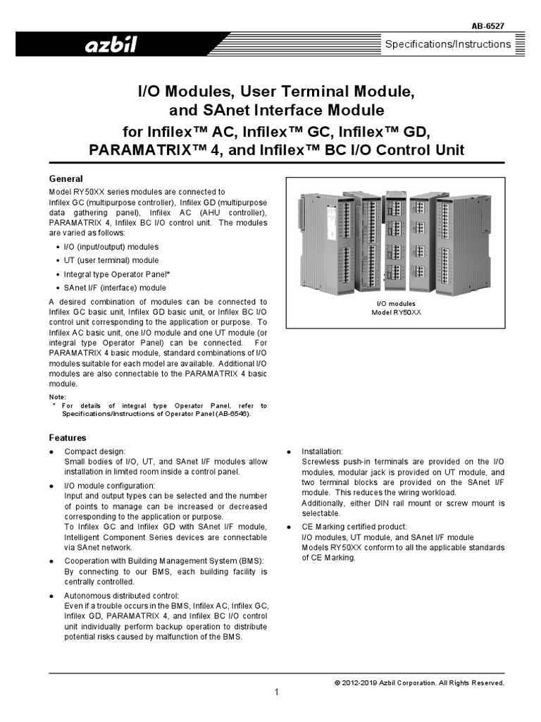 Ab 6527 | PDF | Power Supply | Electrical Wiring