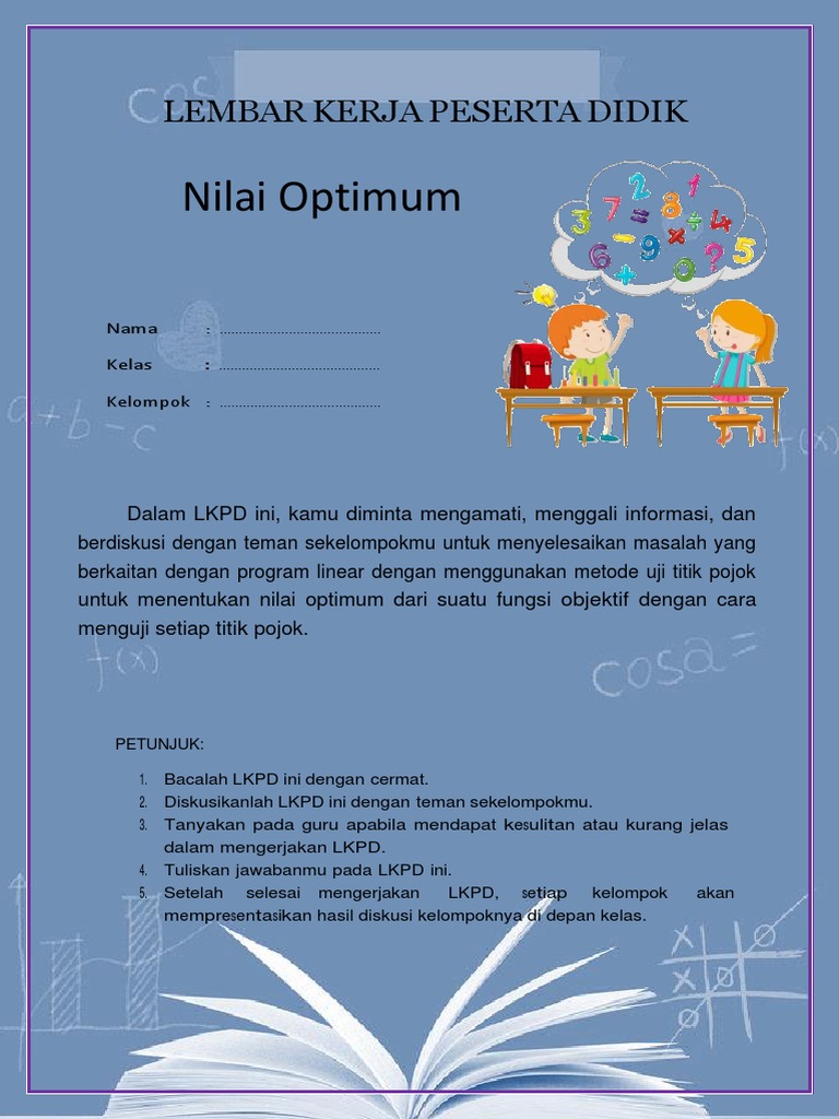 LKPD Nilai Optimim | PDF
