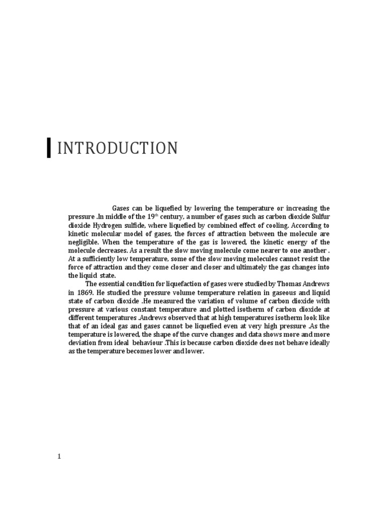 Andrew's Experiment | PDF | Gases | Liquids