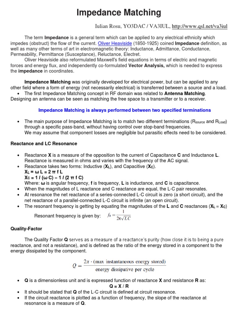 Maximizing Power Transfer Through Impedance Matching: A Comprehensive Guide to Matching Source ...
