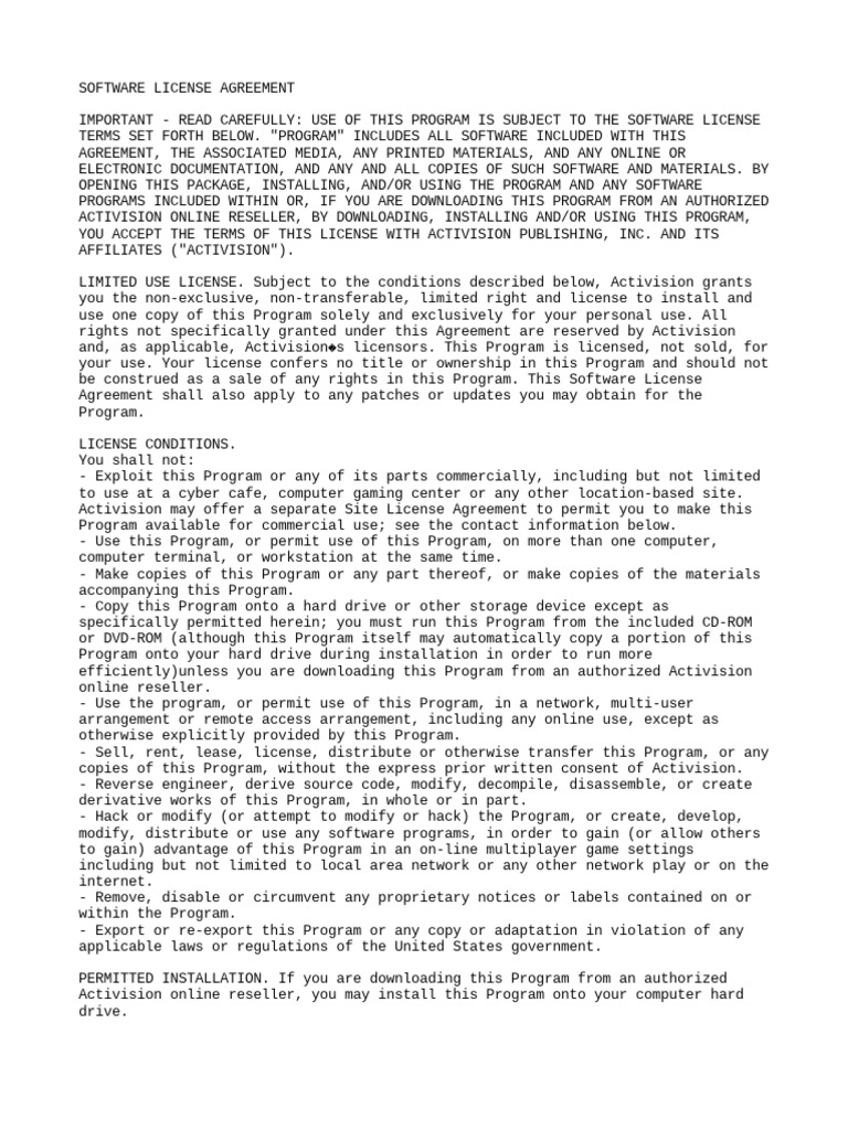 Eula Pdf License Indemnity