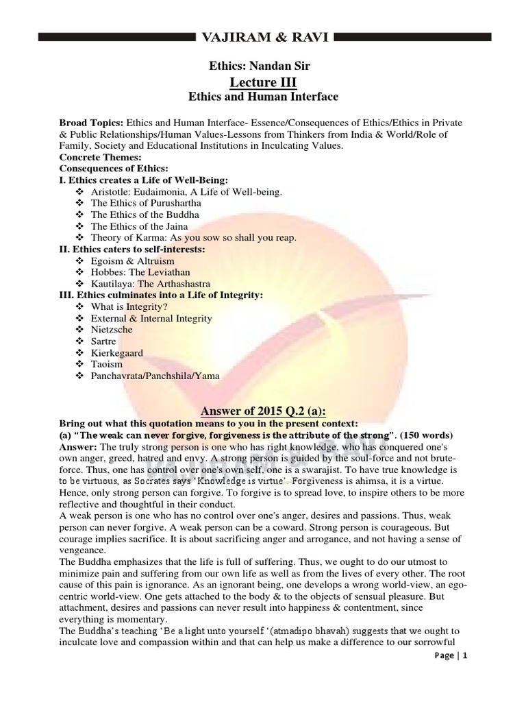 Nandan Sir Lecture III | PDF | Noble Eightfold Path | Virtue