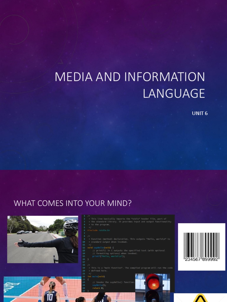 Unit 6 Media and Information Language PPT | PDF | Mass Media | Genre