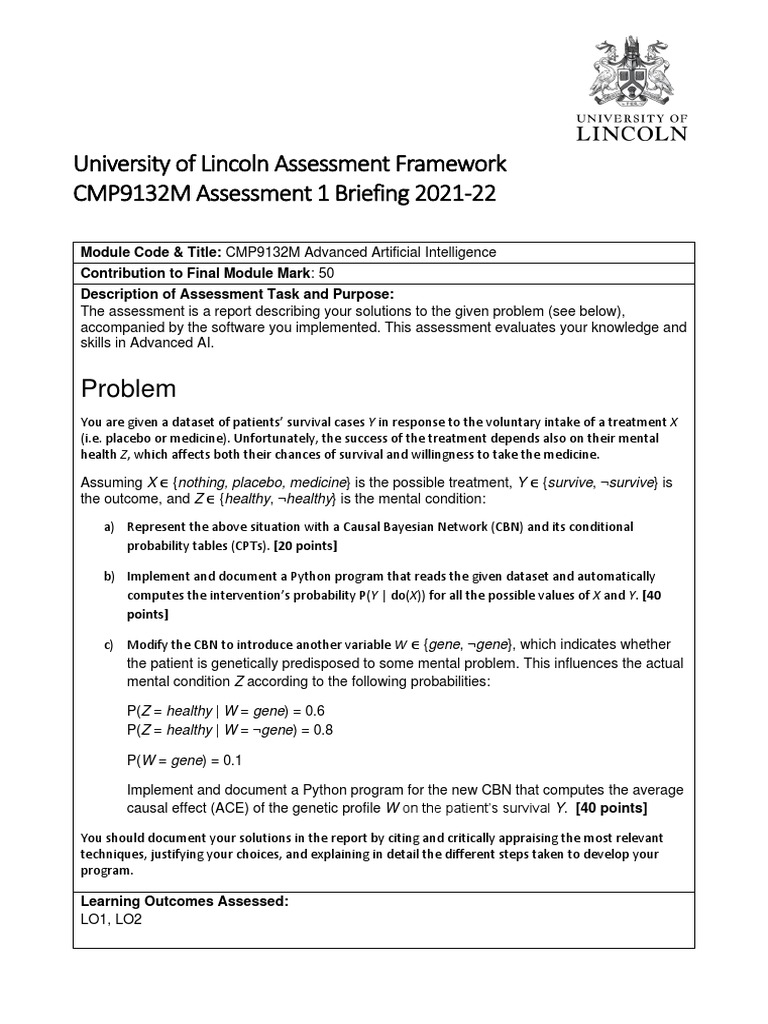 Advanced AI Assessment Framework 2021-22 | PDF | Artificial ...