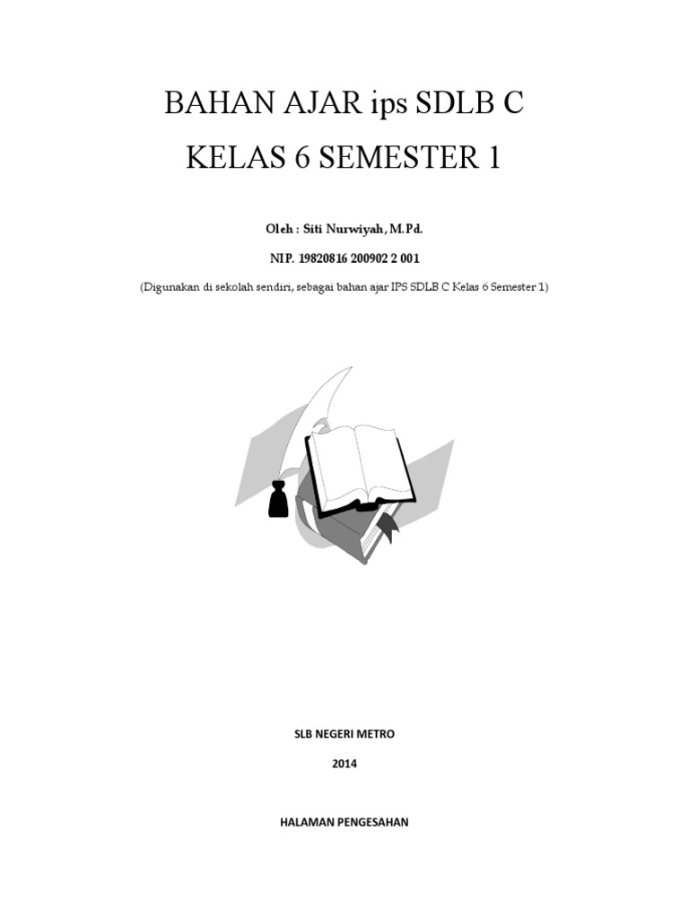 Bahan Ajar Ips SDLB C Kls 6 Semester 1 | PDF