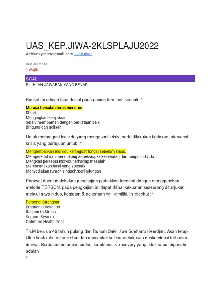 UAS Jiwa 2 Adi-1 | PDF
