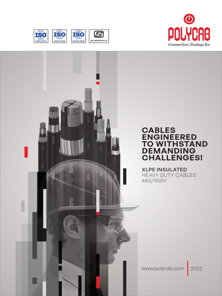 Polycab XLPE Heavy Duty Cables Guide | PDF | Insulator (Electricity ...
