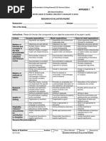 Rubric For The Matrix of RRL | PDF | Rubric (Academic) | Grammar