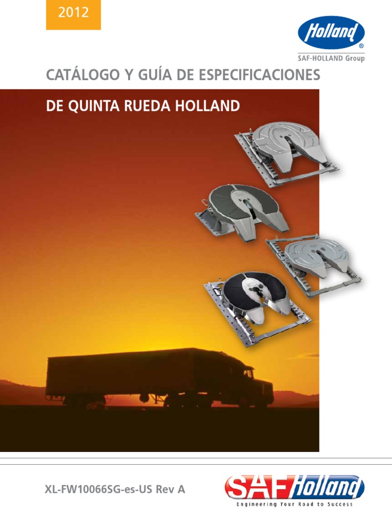 Catálogo y Guía de Especificaciones de Quinta Rueda Holland | PDF ...