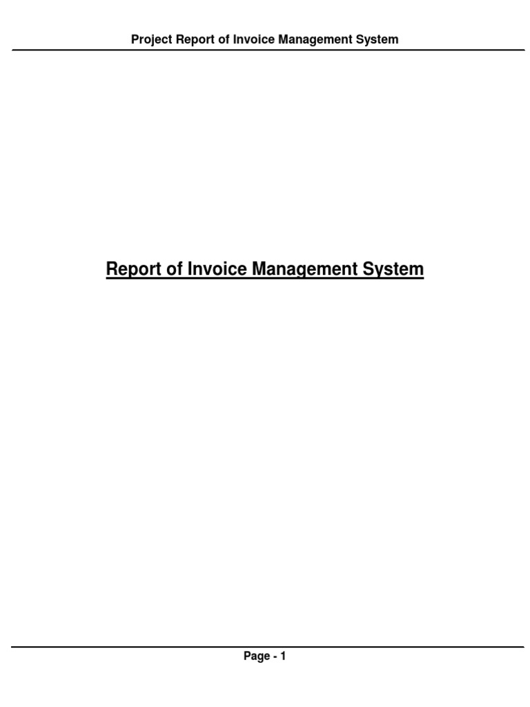 Qdoc Tips Php And Mysql Project On Invoice Management System Pdf Software Testing
