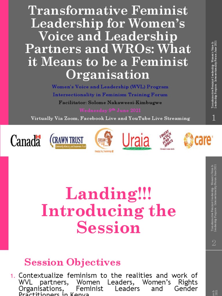 Transformative Feminist Leadership Insights | PDF | Gender Studies ...