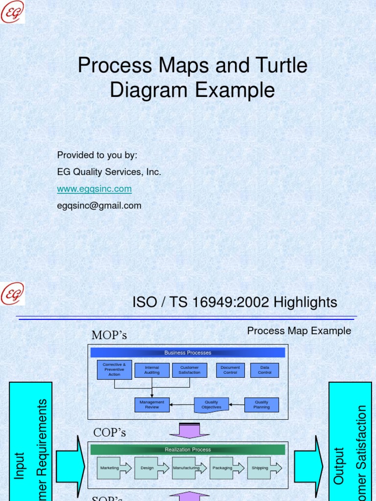 Process Maps and Turtle Diagrams Example | PDF | Business Process ...