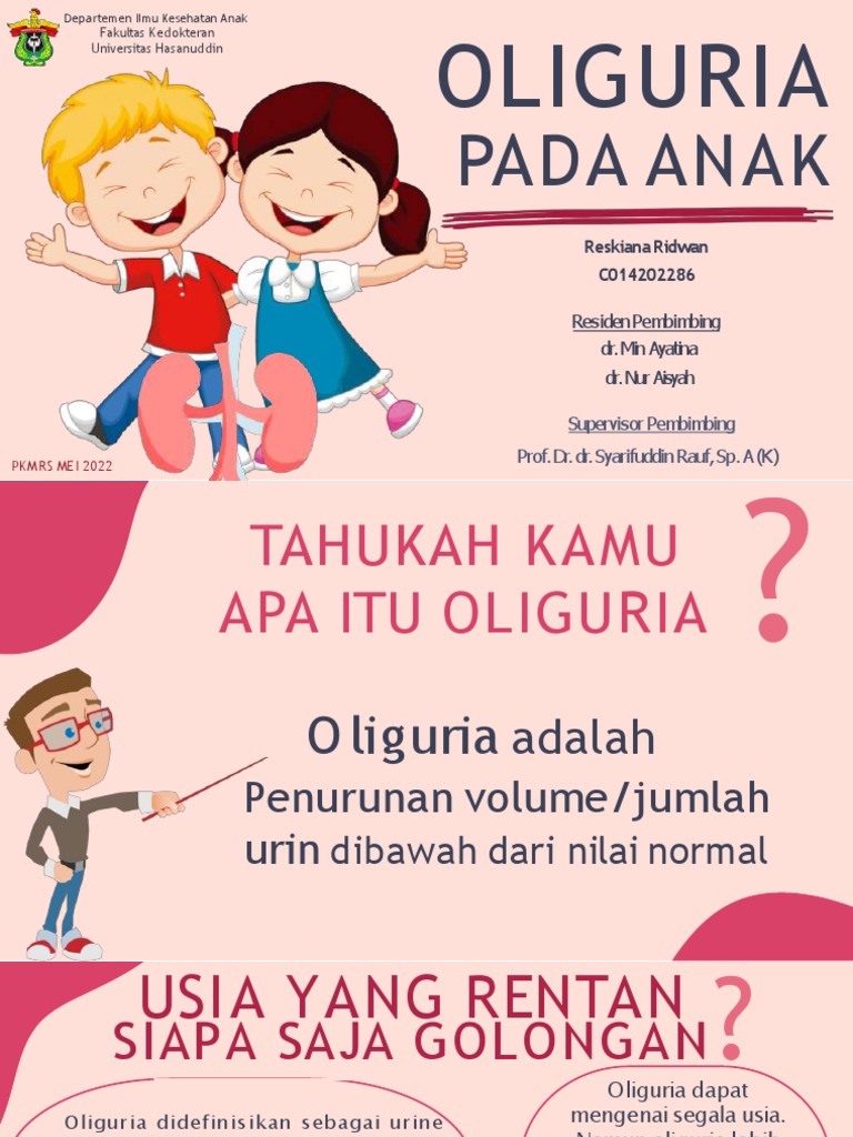OLIGURIA PADA ANAK | PDF