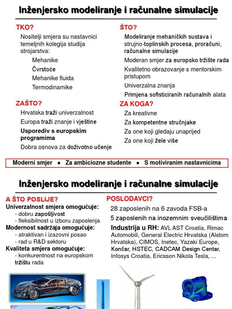 Inzenjersko Modeliranje I Racunalne Simulacije | PDF