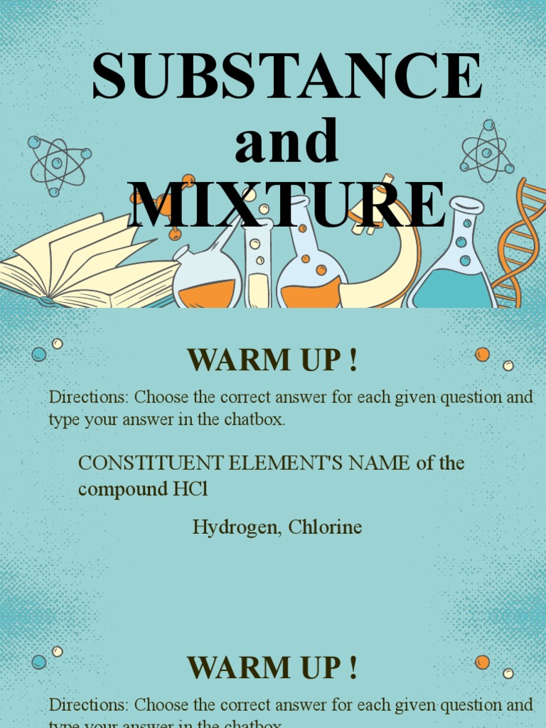 Mixtures vs. Pure Substances Explained | PDF | Chemical Substances ...