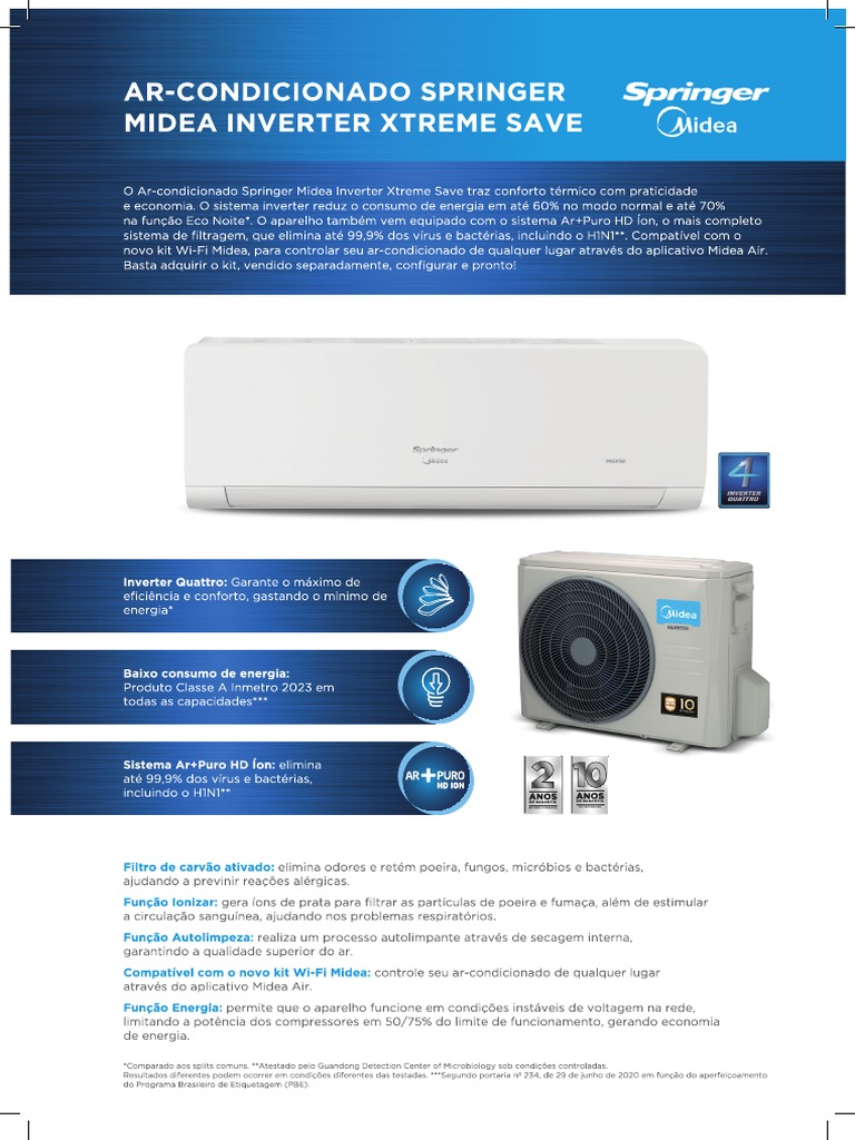 Catalogo Springer Inverter Xtreme | PDF | Termodinâmica | Engenharia Civil