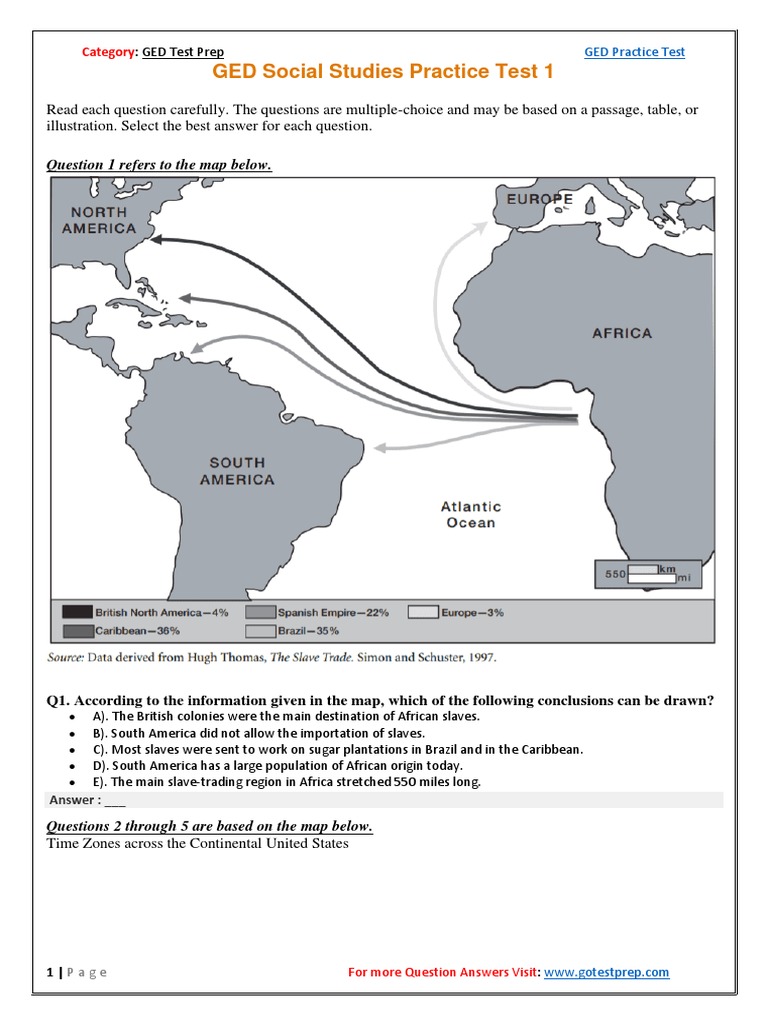 GED Social Studies Test 1 | Download Free PDF | Sixth Amendment To The ...