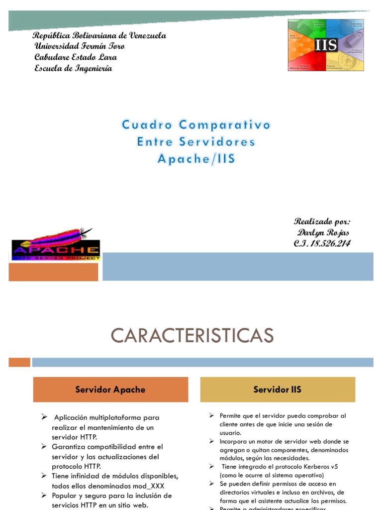 Cuadro Comparativo Apache y Iis | PDF