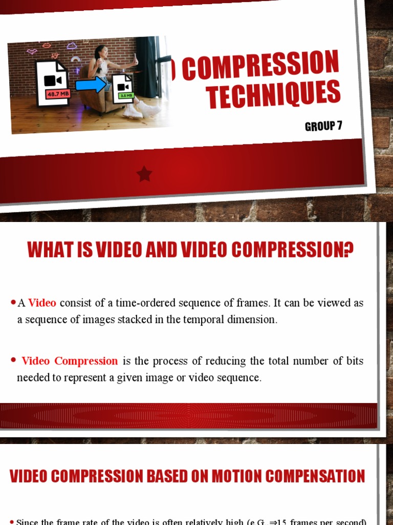 Basic Video Compression Technique - Group 7s | PDF | Computers