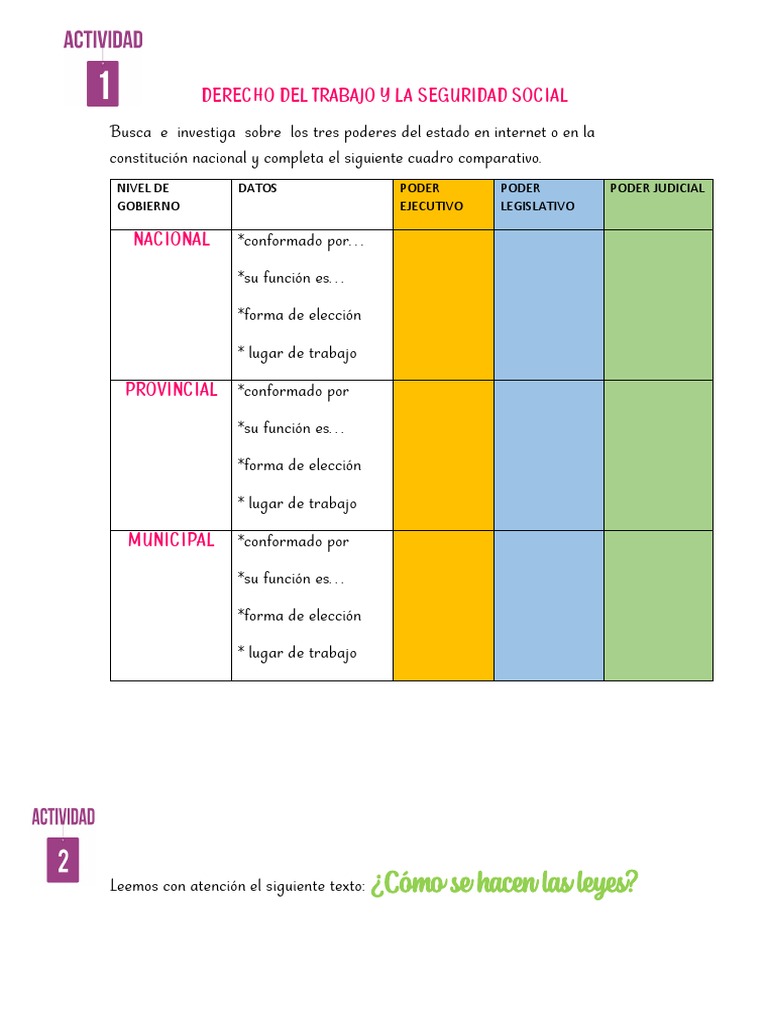 3 Poderes Del Estado | PDF | Legislador | Separación de poderes