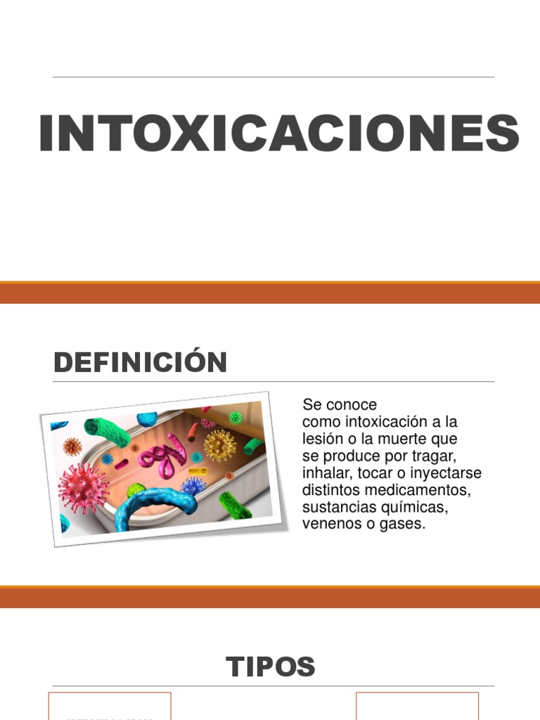 INTOXICACIONES | PDF | Primeros auxilios | Rabia