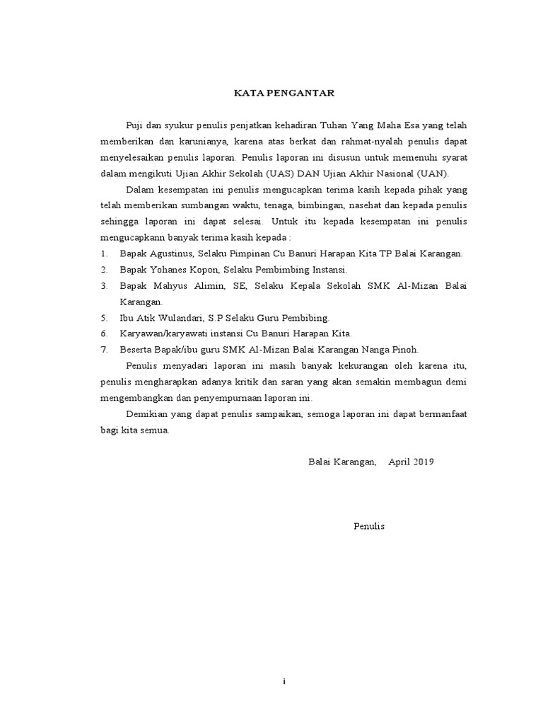 Sejarah CU Banuri Harapan Kita | PDF