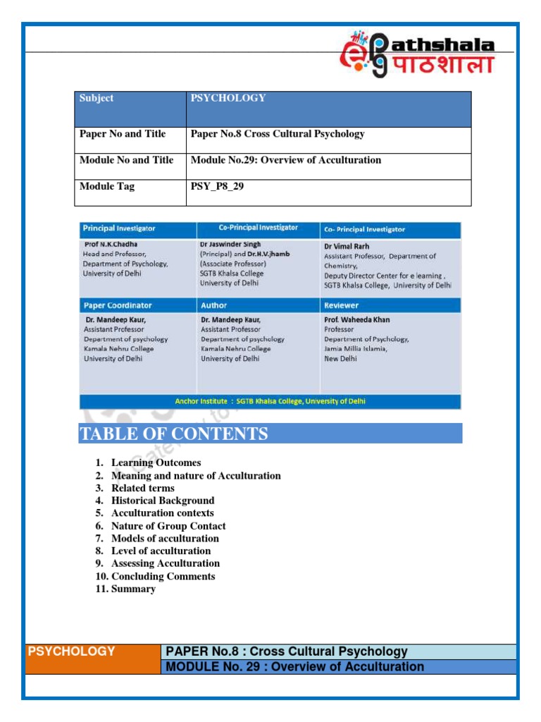 1 C Acculturation 2 Pdf Cultural Assimilation Immigration